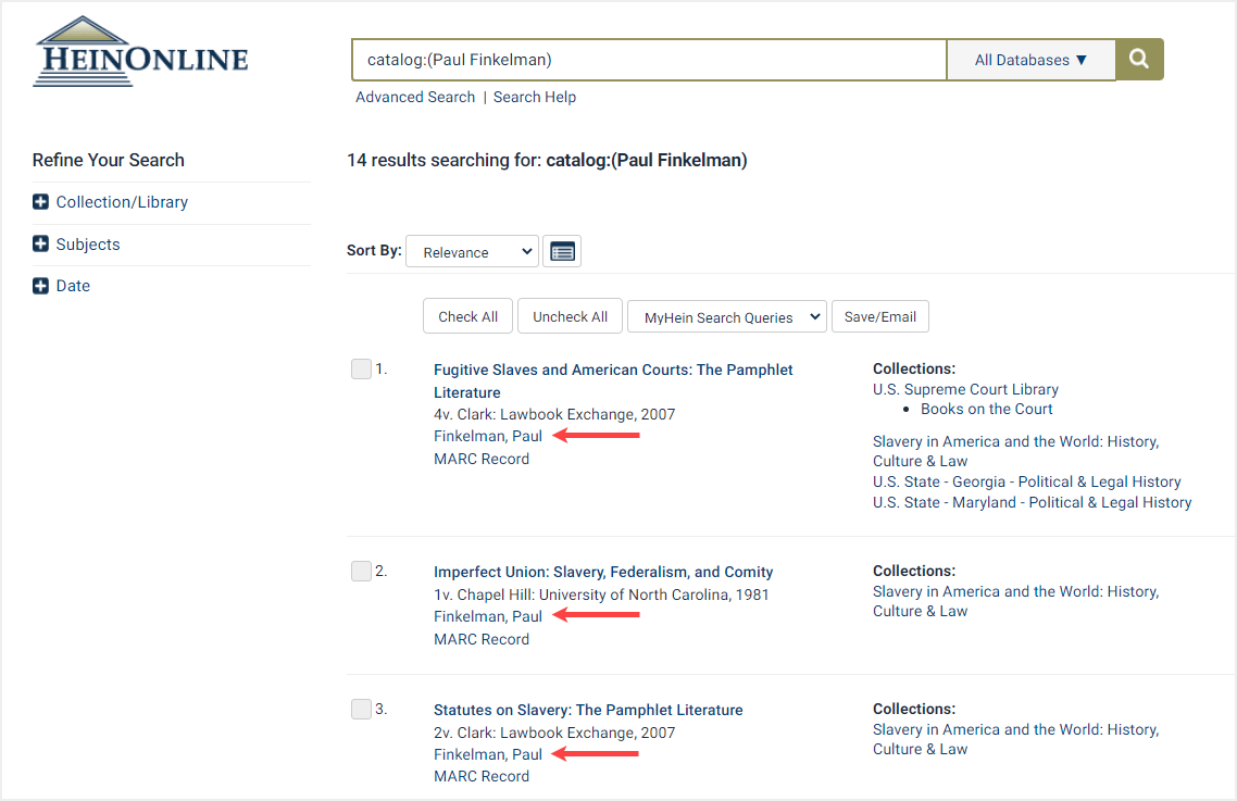 How to Search by Author - HeinOnline Knowledge Base
