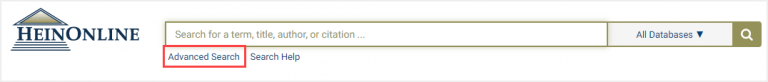 How to Search in HeinOnline - HeinOnline Knowledge Base
