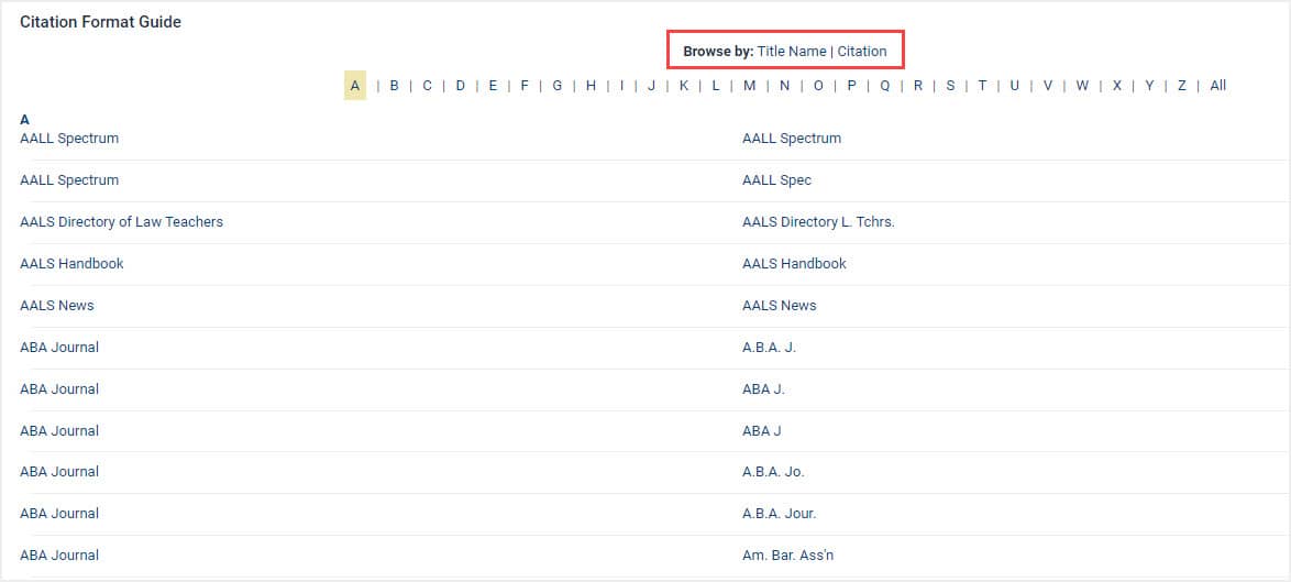 Citations in HeinOnline - HeinOnline Knowledge Base