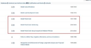 How To Locate the Model Penal Code - HeinOnline Knowledge Base